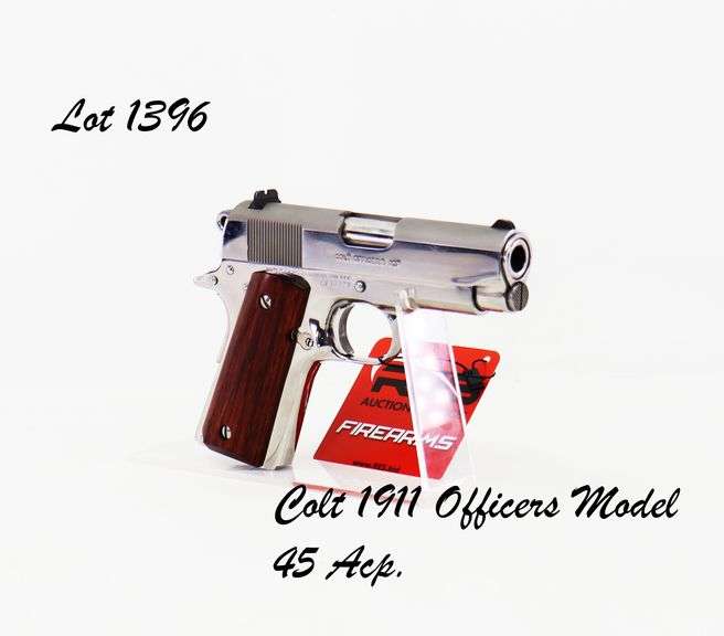 Colt 1911 Officers Model 45ACP Semi Auto Pistol - RES Auction Services