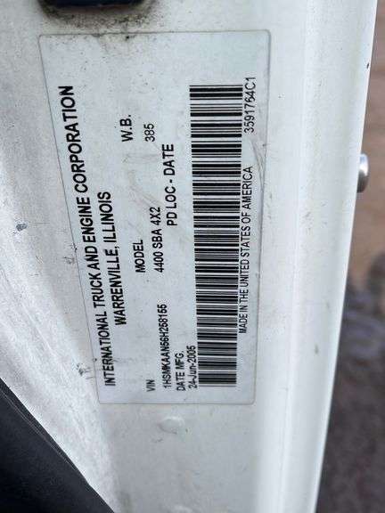 "ABSOLUTE" 2006 International MA035 Semi Truck - RES Auction Services