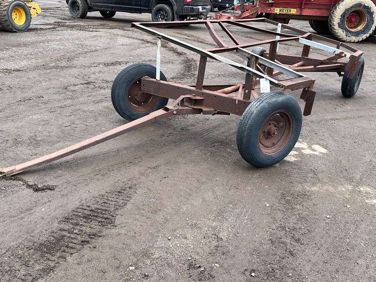 "ABSOLUTE" Homemade Header Cart - RES Auction Services