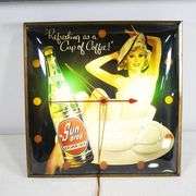 Golden Girl Sun Drop Cola Glass-Faced Light-Up Diner Clock - RES ...
