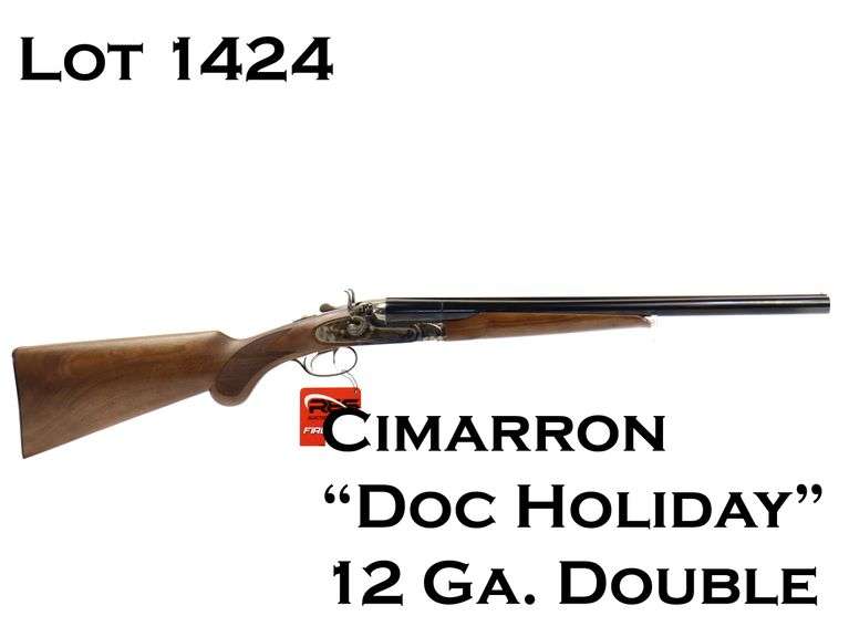 Cimarron Doc Holliday 12Ga Double Barrel Shotgun - RES Auction Services