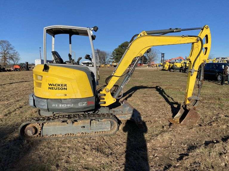 "ABSOLUTE" 2019 Wacker Neuson EZ36 Mini Excavator - RES Auction Services