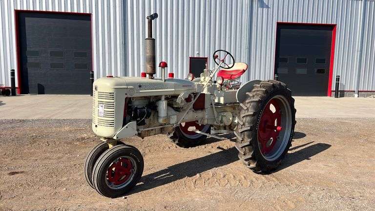 "ABSOLUTE" Farmall C White Demonstrator Tractor - RES Auction Services