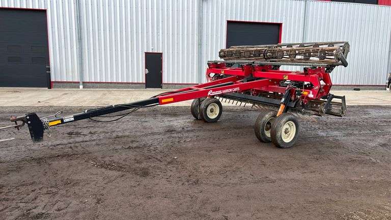 "ABSOLUTE" Remlinger 24' Rolling Basket Harrow Cart - RES Auction Services