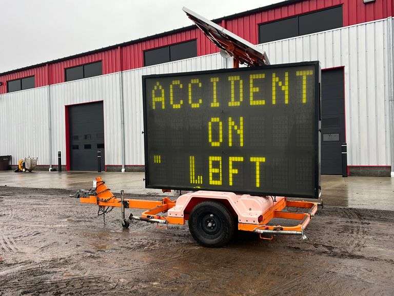 Addco Portable Light-up Traffic Sign - RES Auction Services