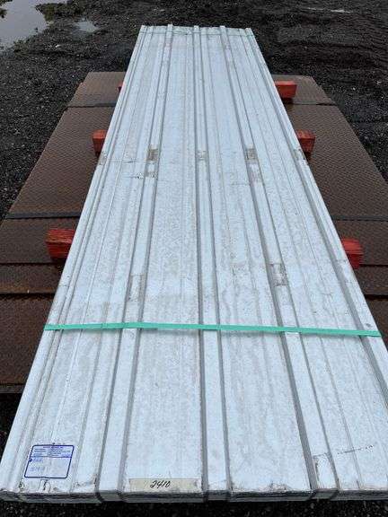 "ABSOLUTE" Unused Galvalume G Panels - RES Auction Services