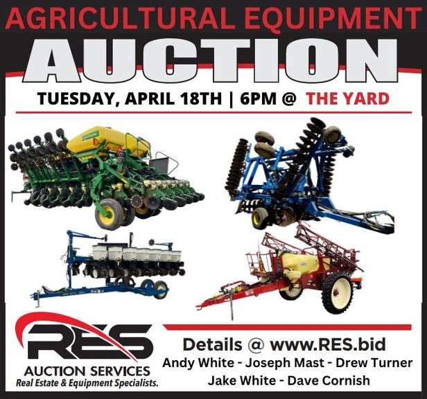 Late Spring Ag Equipment Consignment Auction - Tillage & Planting ...