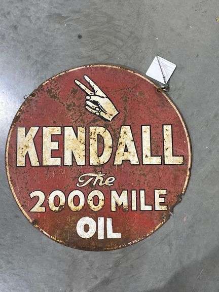 Kendall Double Sided Metal Sign - RES Auction Services