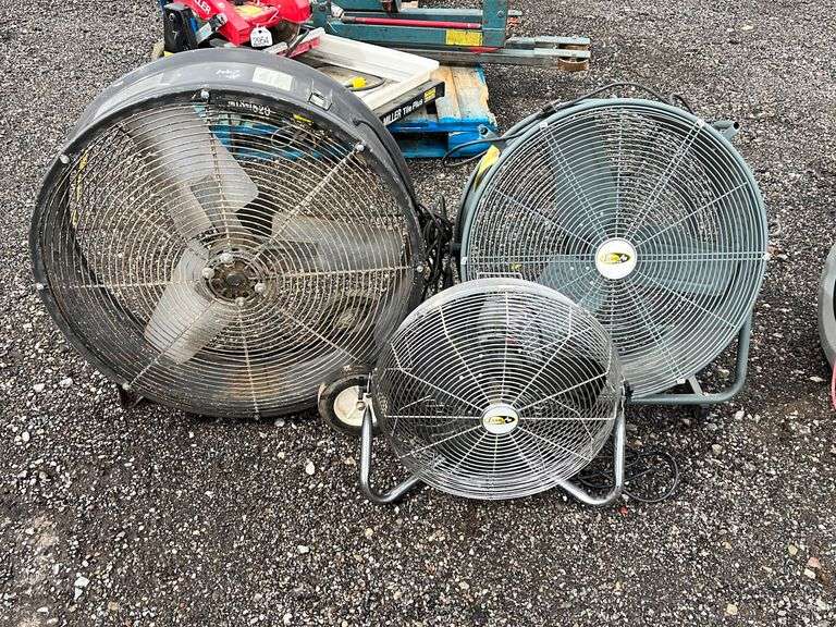 (3) Fans - RES Auction Services