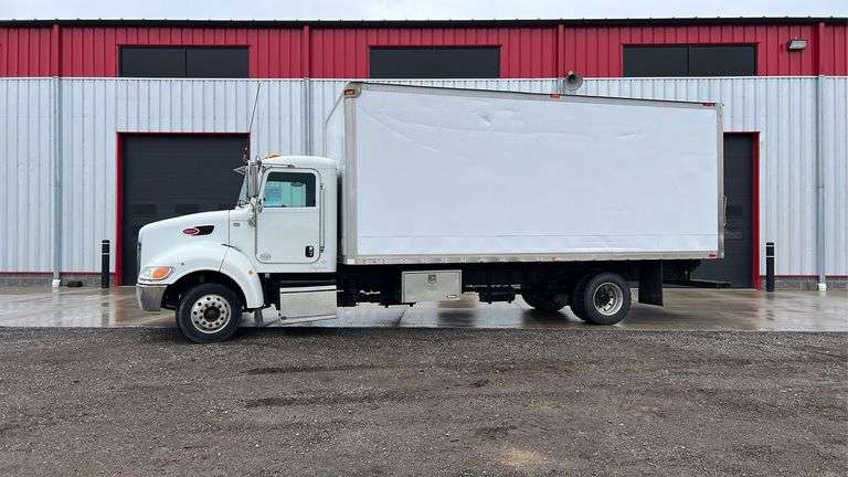 "ABSOLUTE" 2010 Peterbilt 337 Box Truck - RES Auction Services