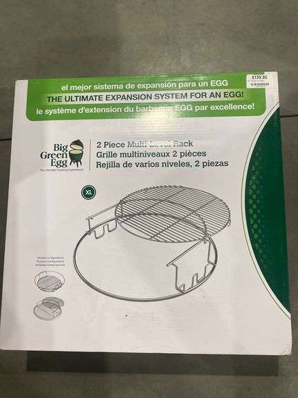 Big Green Egg XL 2-Piece Multi Level Rack - RES Auction Services