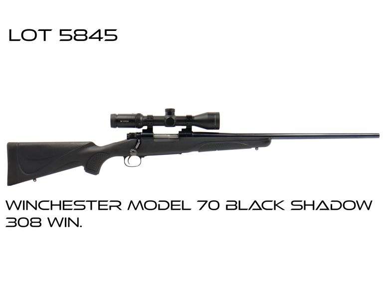 Winchester Model 70 Black Shadow 308WIN Bolt Action Rifle - RES Auction ...