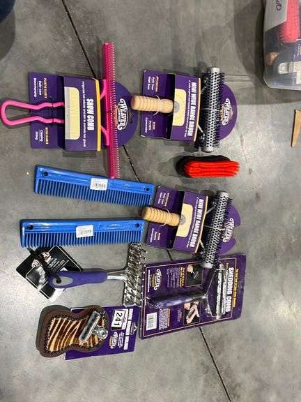 "ABSOLUTE" Assorted Livestock Combs & Brushes - RES Auction Services