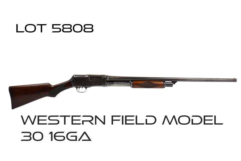 Western Field Model 30 16GA Pump Action Shotgun - RES Auction Services