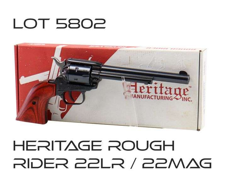 Heritage Rough Rider 22LR 22MAG Single Action Revolver - RES Auction ...