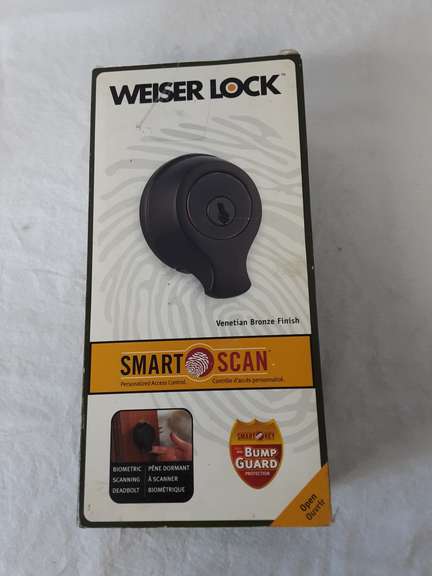 Weiser Smart Scan Lock Rideau Auctions weiser-smart-scan-lock-rideau-auctions