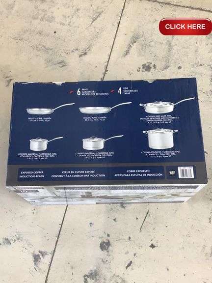 Kirkland signature 5-ply clad stainless steel cookware - Rideau Auctions