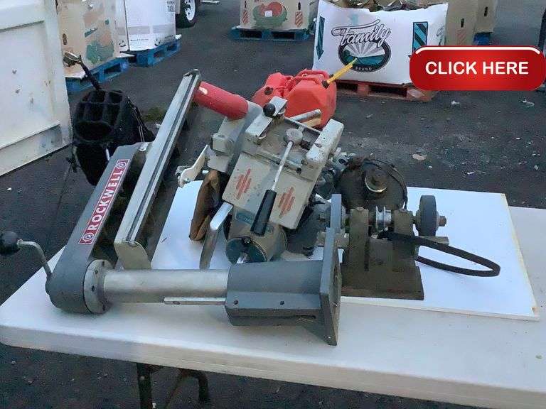 Rockwell,beaver radial saw, bench grinder , extra motor, electric ...