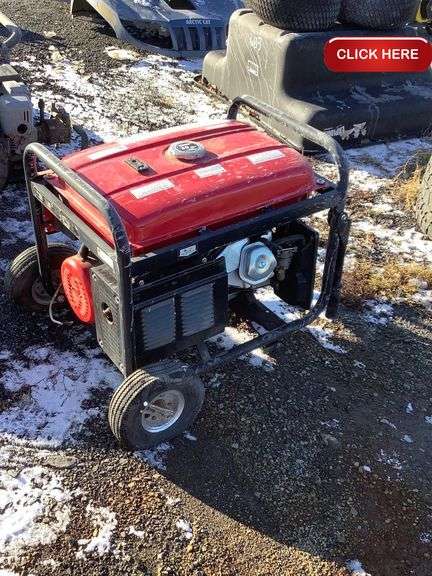Powertek dfd9000h gas generator - Rideau Auctions