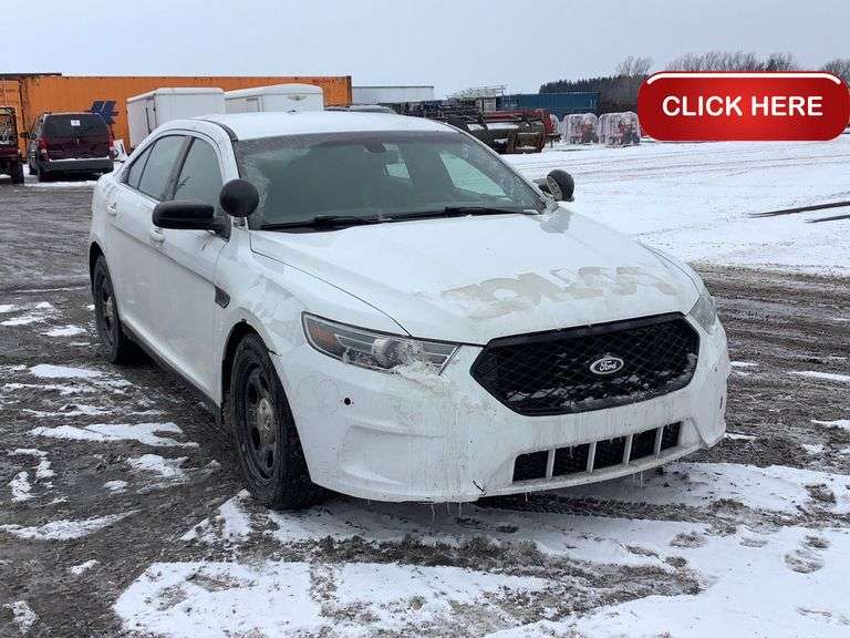 2016 Ford Taurus Police Interceptor Sedan - Rideau Auctions