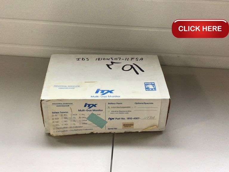 Itx- multi gas monitor - Rideau Auctions