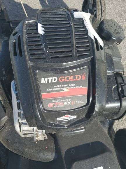 MTD gold lawn mower - Rideau Auctions