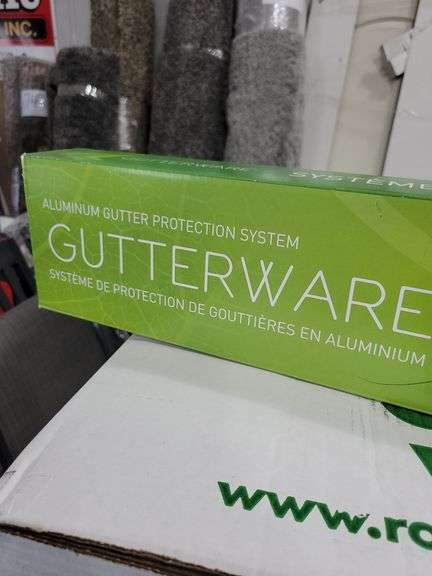 Gutterware aluminum gutter protection system - Rideau Auctions