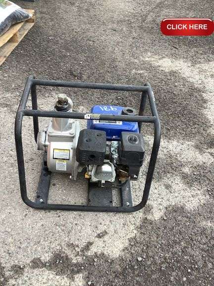 3” gas water pump / blue - Rideau Auctions
