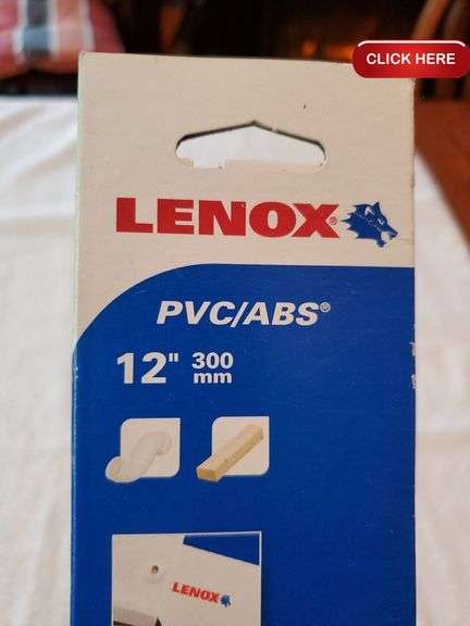 Lenox 12" 300mm PVC/ABS blade - Rideau Auctions