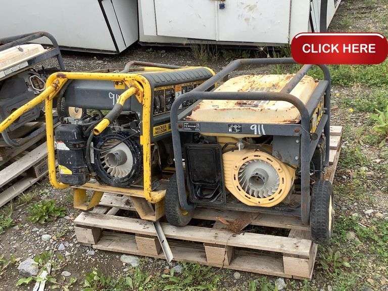 Wacker neuson , champion generators , gas - Rideau Auctions