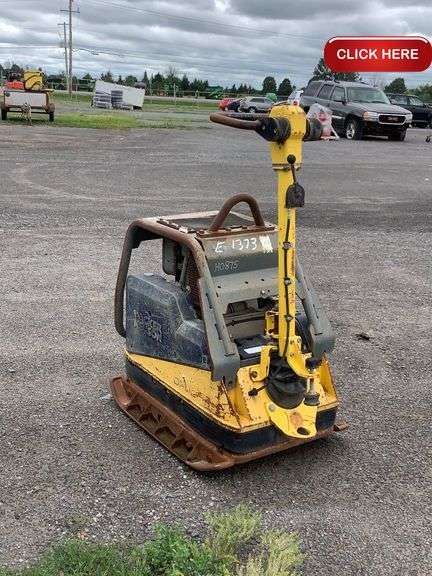 Wacker neuson plate compactor , diesel - Rideau Auctions