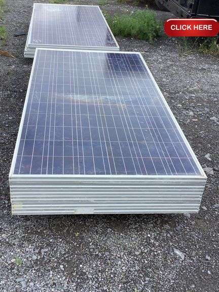 6 solar panels - Rideau Auctions