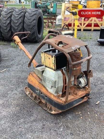 Wacker neuson plate compactor , diesel - Rideau Auctions