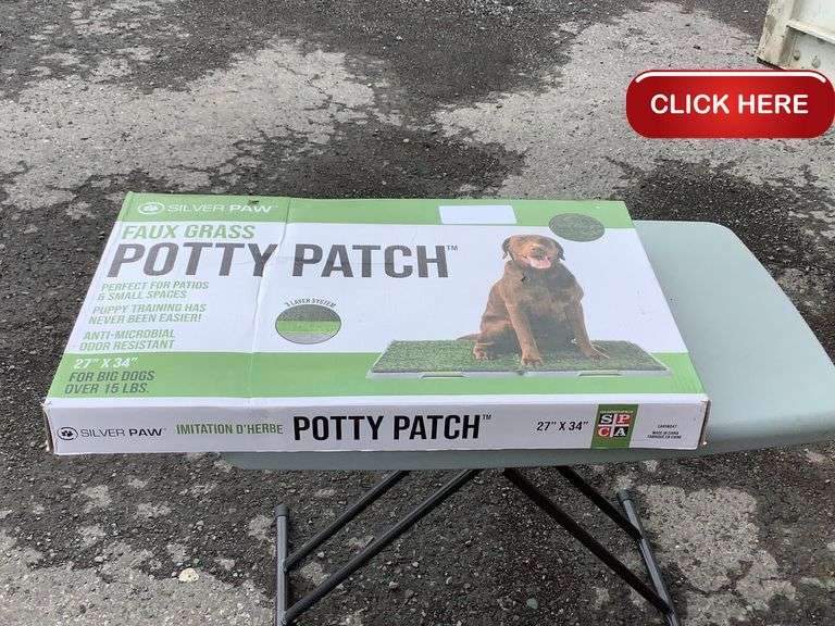 Silver paw potty patch - Rideau Auctions