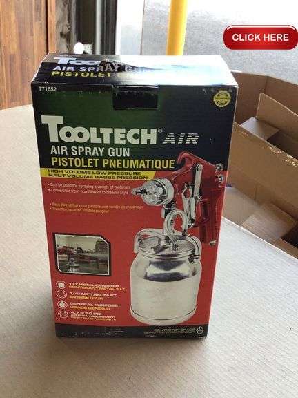 Tooltech air spray gun - Rideau Auctions
