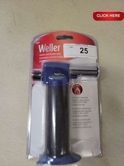 Weller magna light butane torch - Rideau Auctions