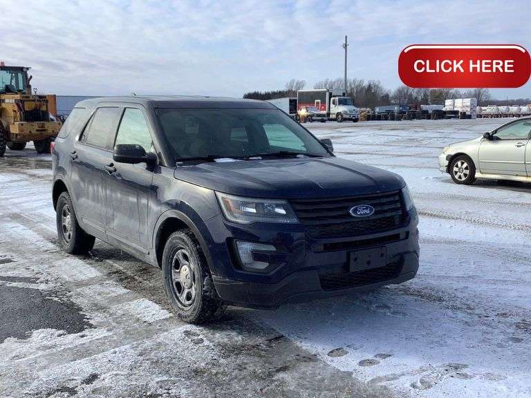2019 Ford Explorer Police Interceptor SUV - Rideau Auctions