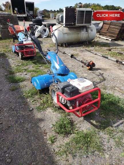 BCS harvester 722 gas tiller - Rideau Auctions