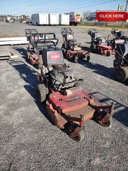 Toro commercial proline 32 gas mower - Rideau Auctions