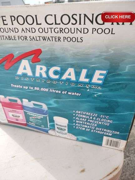 Arcale pool closing kit - Rideau Auctions