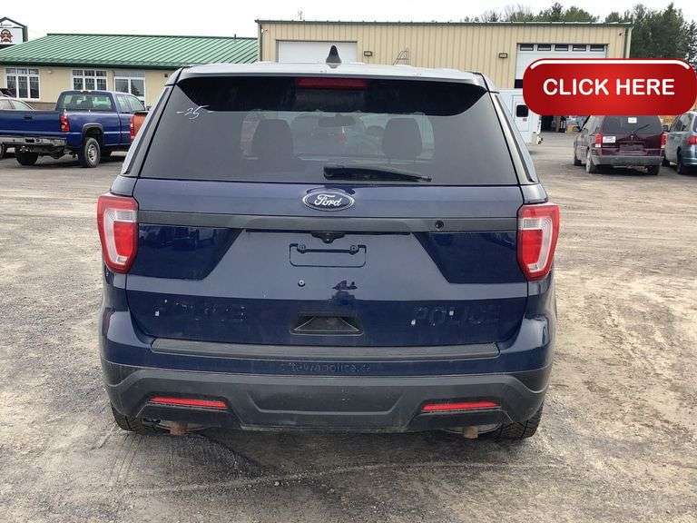 2019 Ford Explorer Police Interceptor Utility SUV - Rideau Auctions