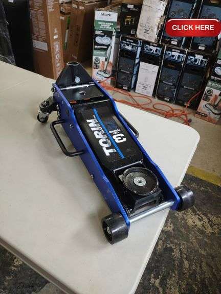 Torin 3t Blue floor jack - Rideau Auctions