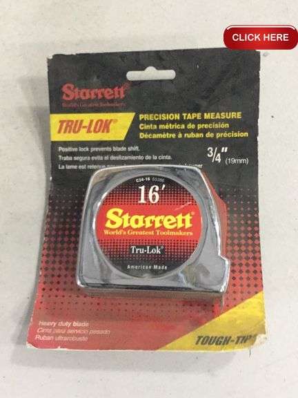 Starrett 16’ measure tape - Rideau Auctions