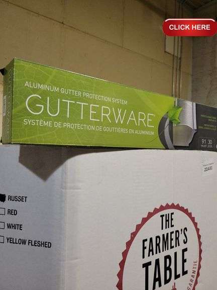 Gutterware aluminum gutter protection system - Rideau Auctions