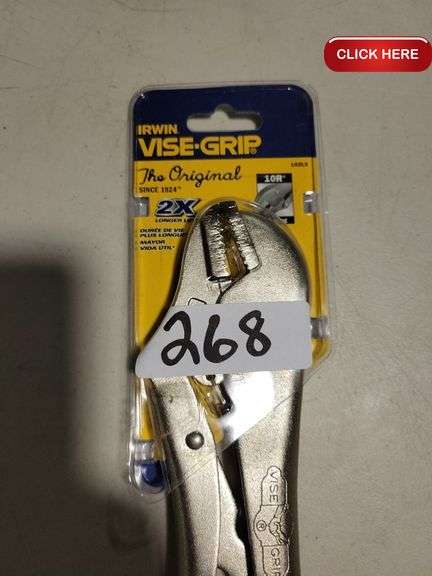 Irwin 10R vise grip - Rideau Auctions