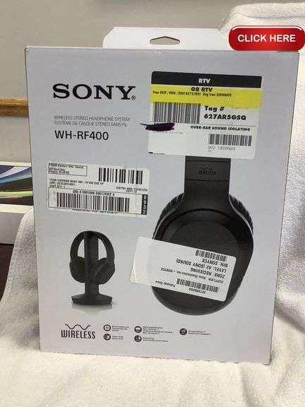Sony headphone system WH-RF400 - Rideau Auctions
