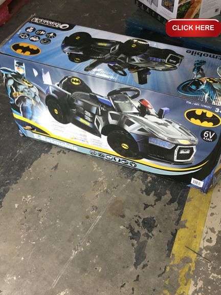 Batmobile 6v ride-on toy - Rideau Auctions