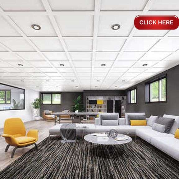 Plafonds embassy suspended panel ceiling kit - Rideau Auctions