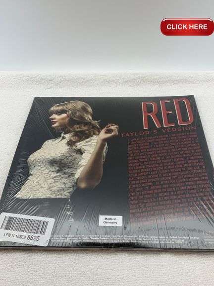 Taylor swift RED vinyl record - Rideau Auctions
