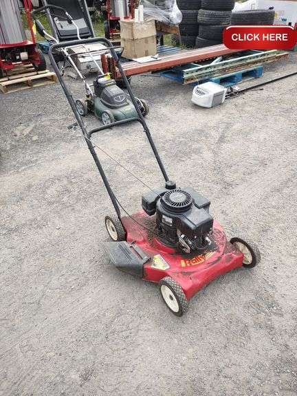 Rally gas push mower - Rideau Auctions